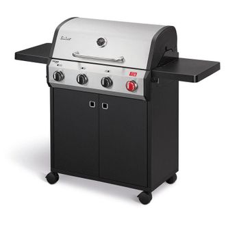 Enders Barbecue gaz Chicago Next 4 Turbo - 4 br&ucirc;leurs dont 1 Turbo Zone - Surface de cuisson Switch Grid, 71 x 42 cm - Tablettes rabattables