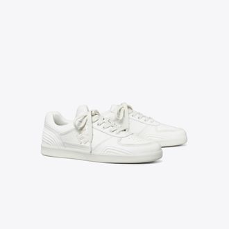 Tory Burch Damen Clover Court Sneaker in Beige/Beige