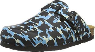 Dr. Brinkmann Femme 600376 Sabots, Multicolore, Noir, Bleu, 43 EU