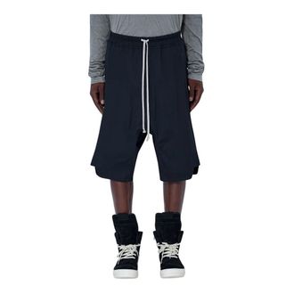Rick Owens Basket Swingers Heavy Poplin Shorts - - Shorts - Herren - Schwarzk - L