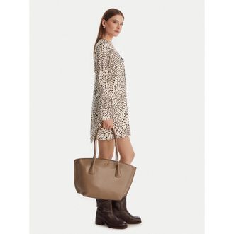 Calvin Klein Handtasche Calvin Klein Ck Medium Dome Tot LV04F3344G Beige