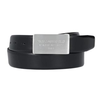 Karl Lagerfeld Lederg&uuml;rtel - - Accessories - Herren - Schwarzk - 100 CM