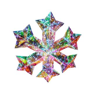 Generic 2025 Glow Xmas Originality Display f&uuml;r Family Home Desktop (Clear, 21.9X4.3X25.2cm)