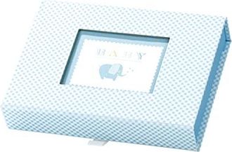 R&ouml;ssler Selection Papier 14571930001 - Fotobox Baby Boy mit Magnetverschluss, f&uuml;r 13 x 18 cm Bilder, hellblau, 1 St&uuml;ck