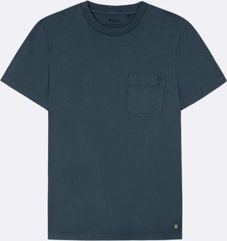 Faguo T-shirt bleu coton - MIGNE
