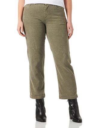 Camel Active Damen 377285/8F47 Hose, sage, 33W / 32L