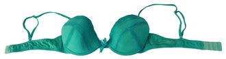 Ermanno Scervino Womens Green Push Up Bra Cotton Underwear Clothing