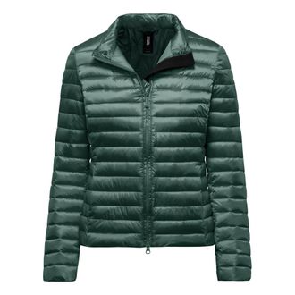 Bomboogie Femme, Vestes, Bleu, Taille: 44 FR Veste en nylon brillant avec rembourrage synth&eacute;tique