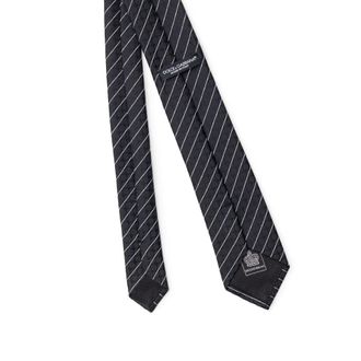Dolce & Gabbana Mens Black Polyester Tie