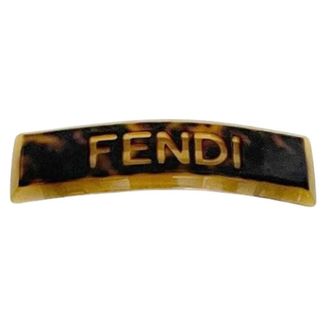 Fendi Barrette Pre-owned - Femme - Pre-owned - Brun - Taille: ONE Size