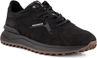 Floris Van Bommel Herren Sneaker schwarz Velours