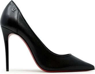 Christian Louboutin Hohe Schuhe - Sporty Kate 100 Black Nappa/Lining Pumps - Gr. 36,5 (EU) - in Schwarz - f&uuml;r Damen