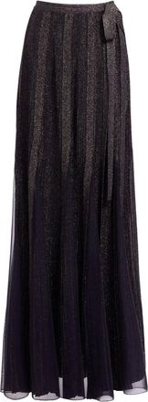 Elie Saab jupe en tulle à coupe évasée - Noir