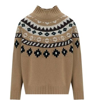 Weekend by Max Mara PULL &Agrave; COL ROUL&Eacute; HARDY BEIGE MAX MARA WEEKEND