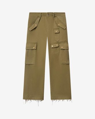 Isabel Marant Pantalon Josine - Femme - Kaki - Taille 34 - Isabel Marant