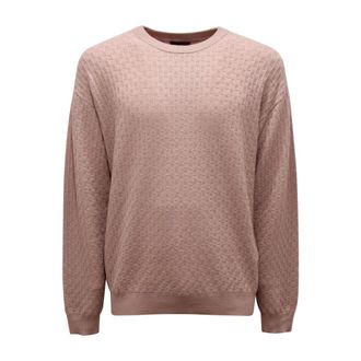 Armani 3D-Strickpullover - - Knitwear - Herren - Beige - L