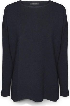 Elena Miro Femme, Pulls, Bleu, Taille: 42 FR T-shirt avec col bateau