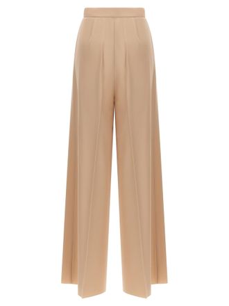 Max Mara Womens Beige Virgin Wool Casual Pants