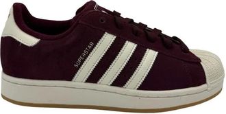 adidas Originals Low-Top Sneaker - Low-Top Burgundy Suede Sneakers With Contrasting D - Gr. 38 (EU) - in Braun - für Damen