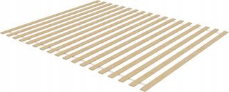 Generic BDW Holztech Rollrost 350 kg - Hochwertiger extra starker Lattenrost aus heimischen Wäldern- 120x200cm - Rolllattenrost unbehandelt für Ihren gesunden