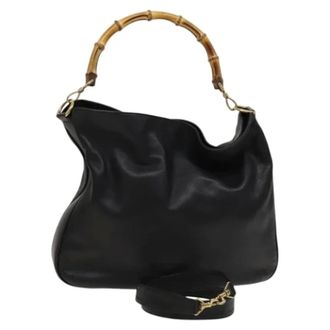 Gucci Pre-owned Cuir sacs-gucci - Femme - Pre-owned - Noir - Taille: ONE Size