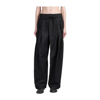 Jil Sander Verstellbare Tablillas Hose - - Trousers - Damen - Schwarzk - L