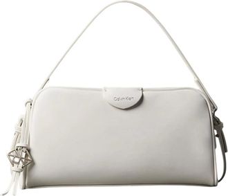 Calvin Klein Femme, Sacs, Blanc, Taille: ONE Size Trio Compartment Crossbody Camera Bag