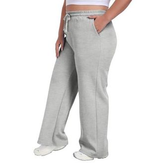 Generic Pantalon Jogging Femme D&eacute;contract&eacute; Jambe Large Polaire Pantalon de Surv&ecirc;tement Taille Elastique Confortable Ample 2026 Id&eacute;al pour Les Femmes en rondeu