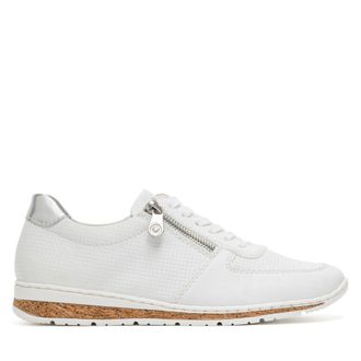 Rieker Halbschuhe Rieker N5127-80 Wei&szlig;
