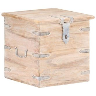 vidaXL Truhe 40x40x40 cm Akazie Massivholz Vidaxl