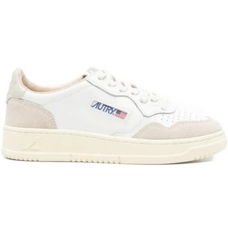 Autry Femme, Chaussures, Blanc, Taille: 37 EU Medalist Low Baskets