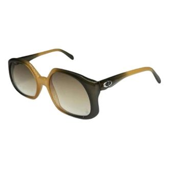 Dior Lunettes de soleil vintage Pre-owned - Femme - Pre-owned - Jaune - Taille: ONE Size