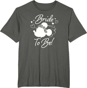 Disney Minnie Mouse Bride to Be Wedding Bridal Bachelorette T-Shirt