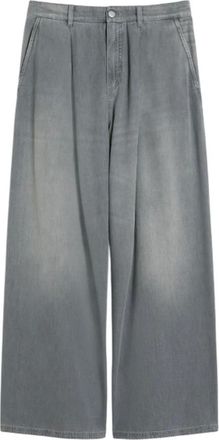 Max Mara Femme, Jeans, Gris, Taille: 36 FR Wide Jeans