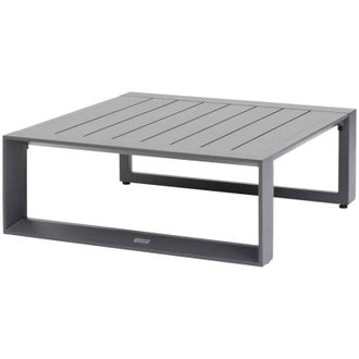 Hesperide Hesperide - Quadratischer Garten-Couchtisch Allure Graphit 79 x 79 x 30cm aus Aluminium - Hesp&eacute;ride
