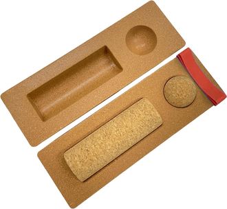 Generic Kork-Balance-Board For Fu&szlig;- Und Kn&ouml;chelst&auml;rkung, Nat&uuml;rliches Kork-Fu&szlig;st&auml;rkungsger&auml;t, Gleichgewichtsstabilit&auml;t Und Fu&szlig;funktionstraining For Das Trainin