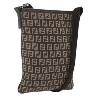 Fendi Pre-owned Canvas Cross Body Bag - - Pre-owned - Damen - Braun - ONE SIZE