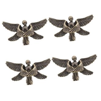 Cabilock 4 St&uuml;ck Ornamente Schutzengel-Statue Betende Engelsfigur Mini-Engelfigur Schreibtischdekoration Dekorative Figur exquisites Engelsstatuen- exquisites 