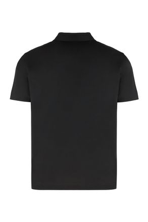 Paul & Shark Mens Cotton-Piqu&eacute; Polo Shirt Black T-shirts And Polos