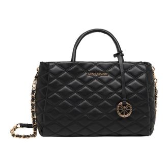 Carlo Colucci Stepp-Handtasche - - Bags - Damen - Schwarzk - ONE SIZE