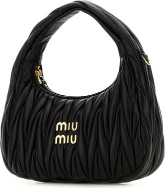 Miu Miu Wander Shoulder Bag - Black