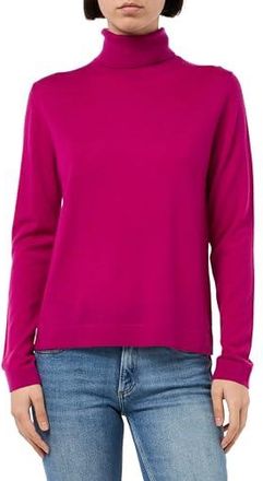 Benetton Maillot de Cyclisme M/L 11ahd203a Sweater, Aubergine, M Femme