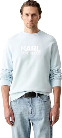 Karl Lagerfeld Homme, Sweatshirts et sweats &agrave; capuche, Bleu, Taille: 2XL SweaT-shirt &agrave; logo