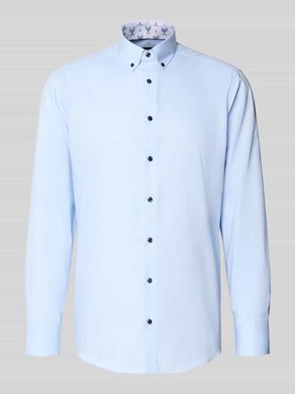 Olymp Regular Fit Business-Hemd mit Button-Down-Kragen