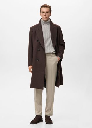 Mango Flie&szlig;ende Regular Fit Hose sandfarben - Herren - 38 - MANGO MAN