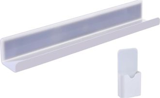 Generic Schwimmendes Buch Rack - Magnetisches Acrylwandregal, Clear Storage Ledge | Organizer Für Bilderbuch Mit Starker Montage Für Whiteboard, Kunstraum, He