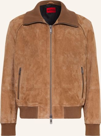 HUGO BOSS Hugo Lederblouson Laines beige