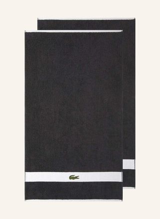 Lacoste Handtuch Lcasual schwarz