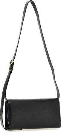 Jil Sander Leather Crossbody Bag - Black