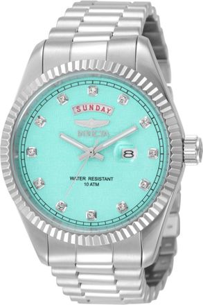 Invicta Specialty 51048 Herrenuhr - Quarzwerk - Edelstahl mit blauem Zifferblatt - 43 mm